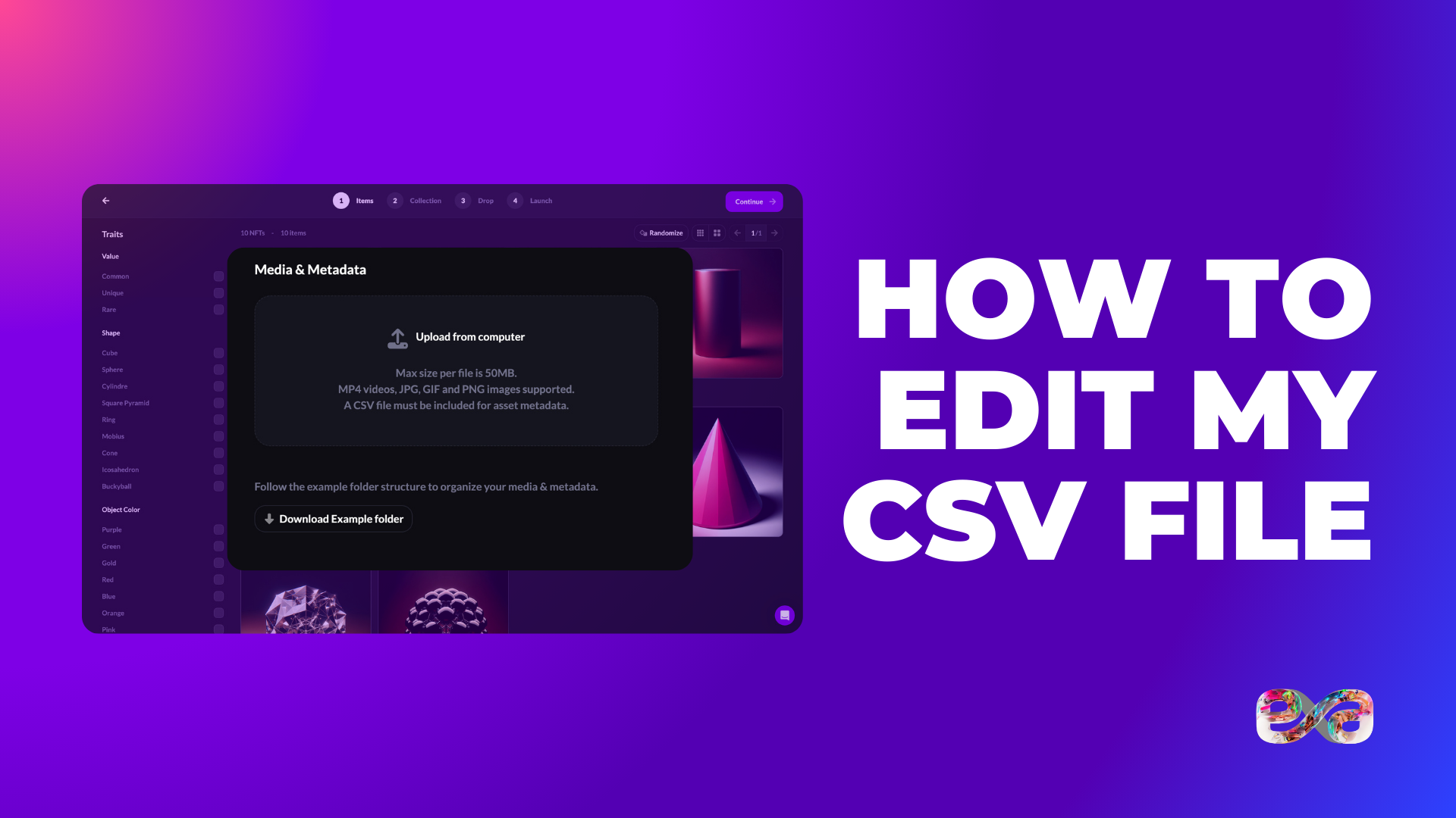 How to edit my CSV file? - EXA Academy